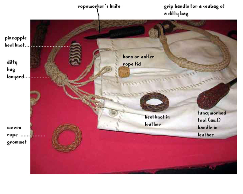 Sailmaking tools and items