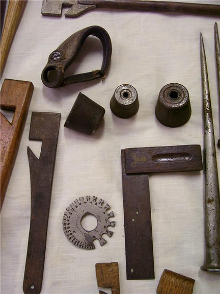 Sailmaking tools and items