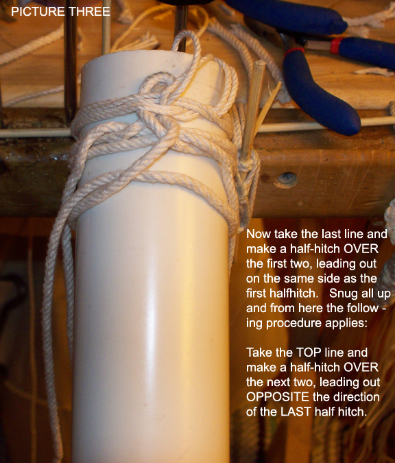 The Ringbolt or Spanish Hitch coxcomb