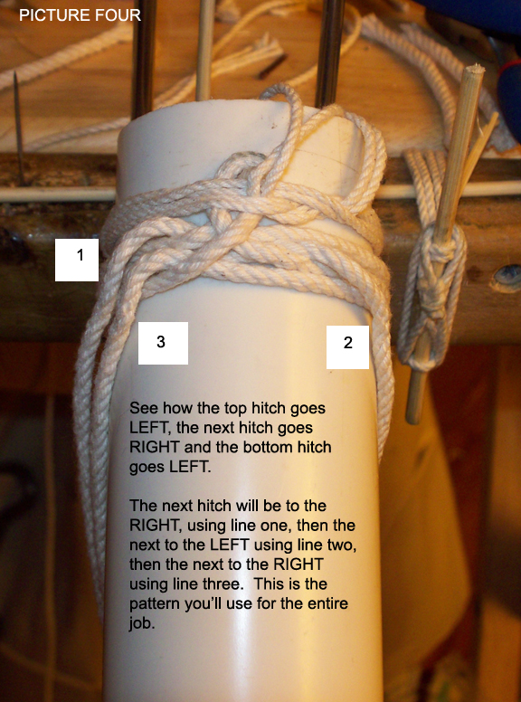 The Ringbolt or Spanish Hitch coxcomb